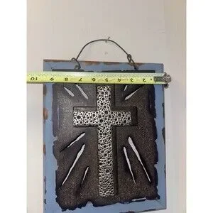 Unbranded | Accents | Decorative Metal Wood Christian Cross Wall ...